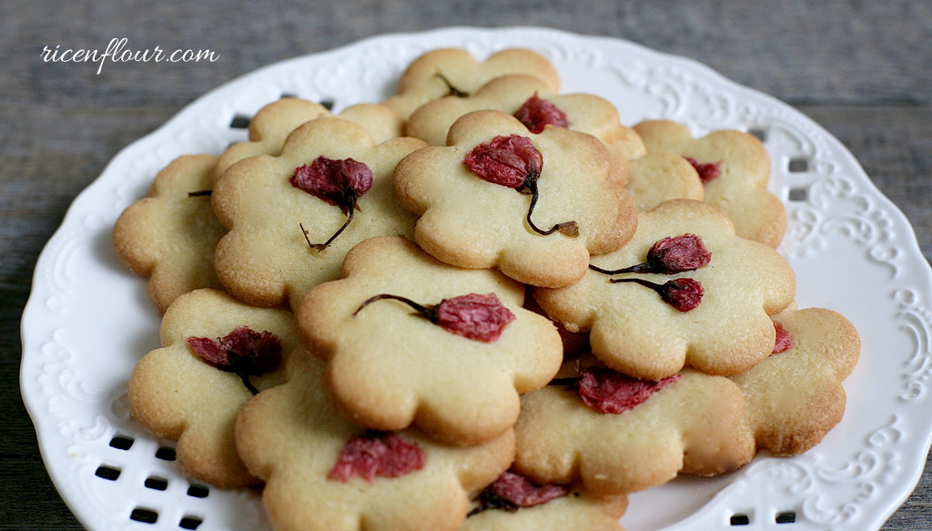 How to make Sakura Butter Cookies Recipe - Rice 'n Flour